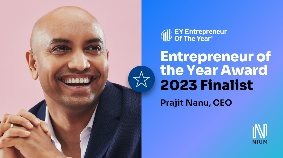 Nium Founder and CEO, Prajit Nanu named EY’s Entrepreneur Of The Year® 2023 Bay Area Award ...