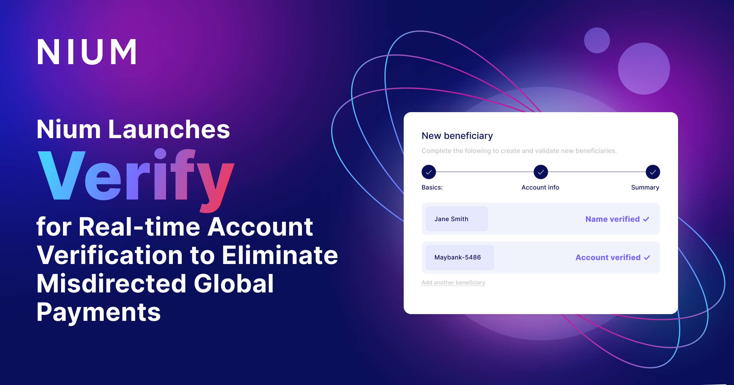 Nium Launches Verify for Real-time Account Verification to Eliminate ...