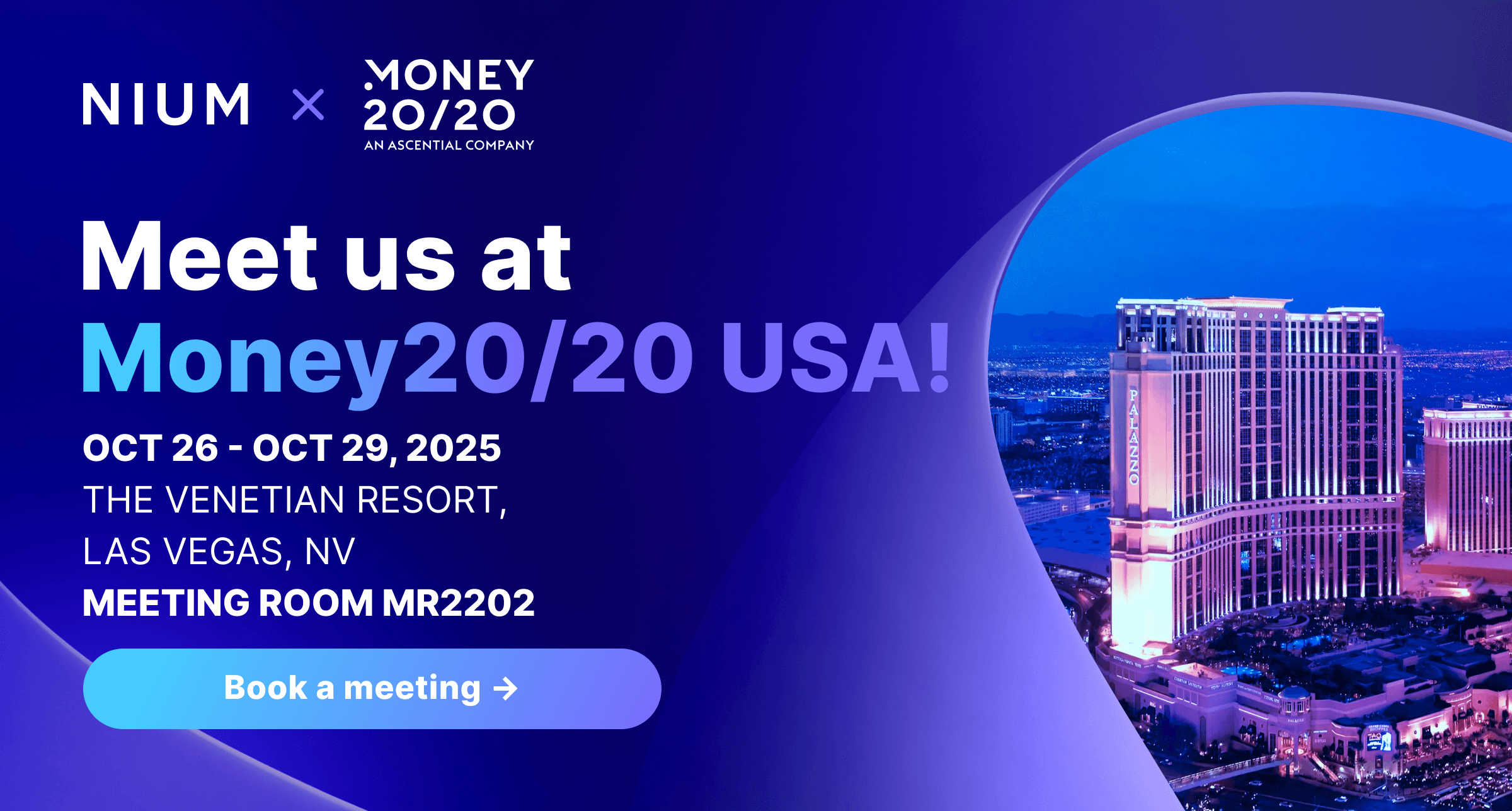 Money 20/20 USA 2025 Las Vegas | Meet Nium at Money 20/20 | Nium