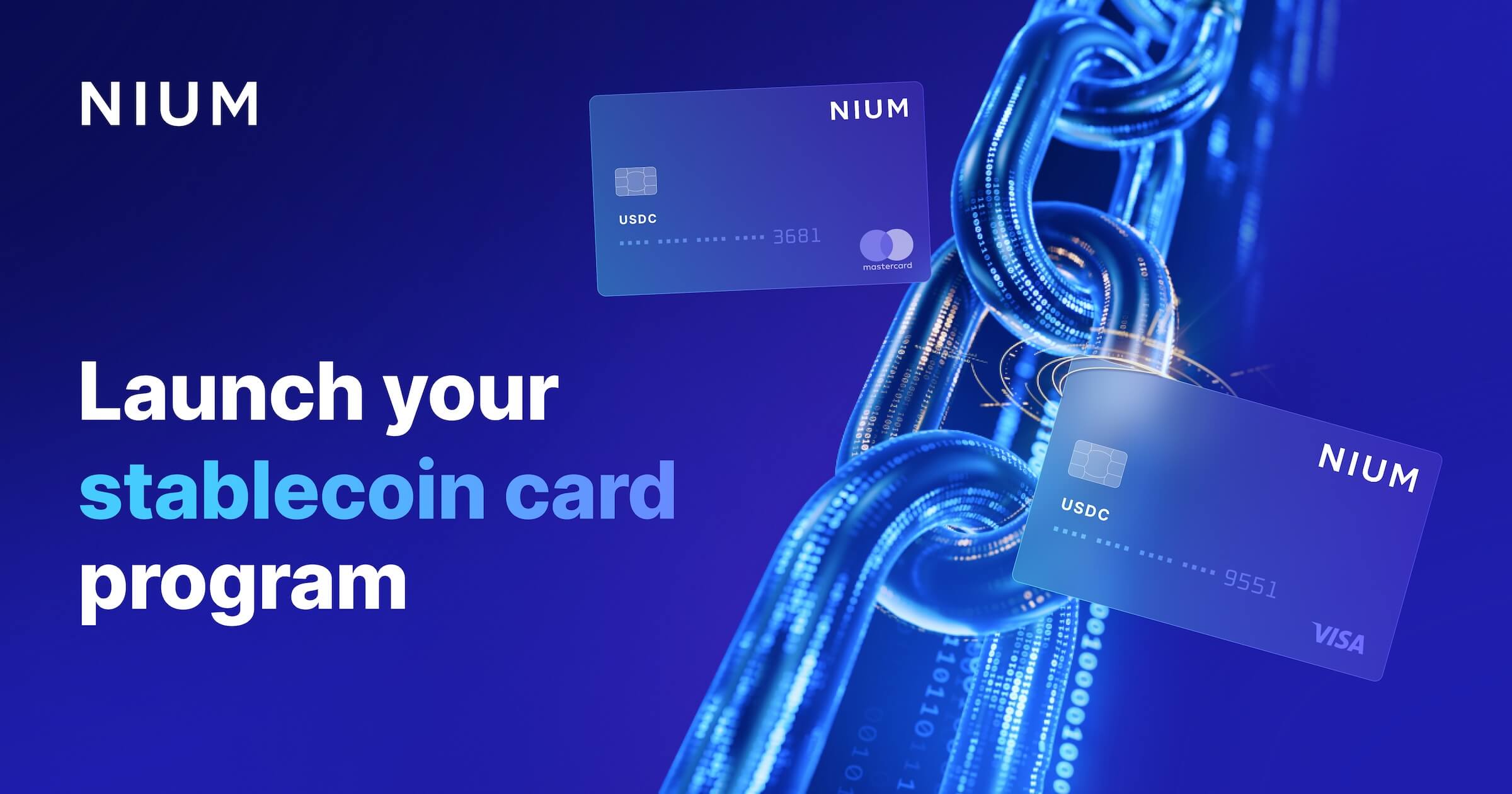 Issue Stablecoin-Backed Cards on Visa & Mastercard | Nium
